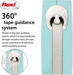 Flexi Comfort M pásek 5m světle modré / Vodítko