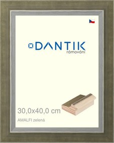 DANTIK rámeček 30x40 | AMALFI zelená (Plexi Čiré)