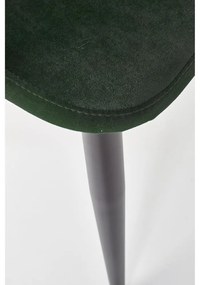 Jídelní židle Rainer, zelená / černá