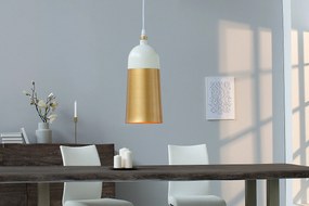 Invicta Interior Designový kovový lustr zlatý - Oran