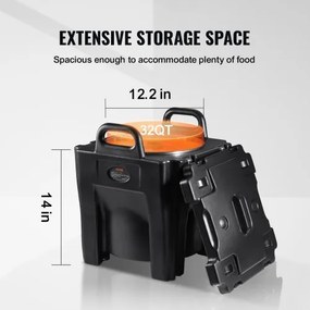Izolovaný nosič potravin, kapacita 30,3 l