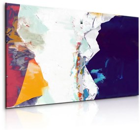 Abstraktní obraz barevná malba Velikost (šířka x výška): 150x100 cm