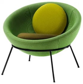 Bowl chair zelená nuance Arper