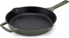 Elmich Smaltovaná litinová pánev Ember 26 cm - olivově zelená