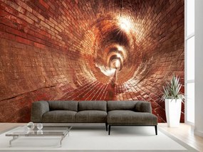 3D tapeta cihlový tunel + lepidlo ZDARMA Velikost (šířka x výška): 150x105 cm