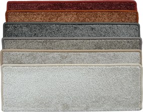 Vopi Nášlapy na schody Capri světle béžový obdélník, samolepící - 25x80 obdélník (rozměr včetně ohybu)