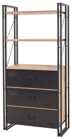 Designový regál Ilaria 180 cm borovice