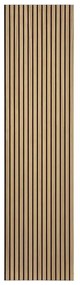 ALFIstyle Akustický obkladový panel, MDF, PES, 2440 × 605 × 21 mm, dub hnědý