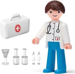 EFKO Igráček Doktor / Kloubová figurka s doplňky / 7,5 cm / od 3 let
