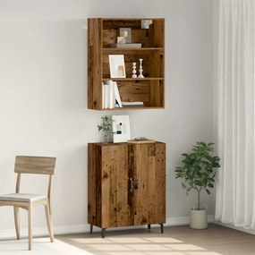 Příborník se nástěnná skříňka old wood kompozitní dřevo 3329223