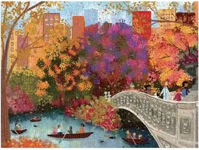 GALISON Puzzle Podzim na mostě Bow Bridge / 1000 dílků / od 8 let