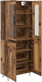 Vysoký bufet Staré dřevo 69,5 x 34 x 90 cm Kompozitní dřevo 3402699
