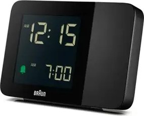 Braun BC15 černá / Digitální budík / LCD / DCF (Rádiem řízené) / 1x AA