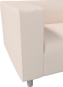 Potah na pohovku IKEA  Klippan 2-místná barva růžová látka pletený vzor