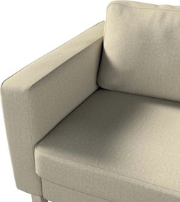 Potah na pohovku IKEA Karlstad, 3-místná, rozkládací barva béžová látka pletený vzor