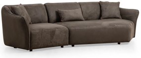 Hanah Home Třímístná pohovka MENTIS hnědá 288 cm
