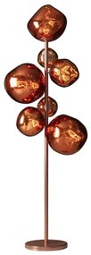 Designová stojanová lampa Hanzila 168 cm měděná