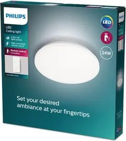 Philips Izso CL620 24W 38cm bílá / stropní svítidlo / LED / 2500lm / 2