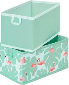 Tchibo - Úložné boxy do zásuvky - barva: zelená