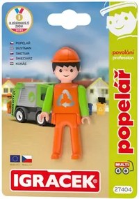 EFKO Figurka Igráček MultiGO Popelář / Kloubová / Plast / 7,5 cm / na