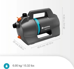 Elektrické povrchové čerpadlo Gardena 5000 Silent sací sada 9082-20