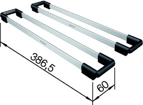 Granitový dřez Blanco ETAGON 500 U InFino tartufo s pojezdy 522234