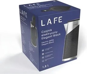 Lafe Elegant Black / Rychlovarná konvice / objem 1,8 l / výkon 1800 W