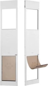 Dvířka pro psy pro posuvné skleněné dveře 192,7–204,9 cm Nastavitelná výška XL