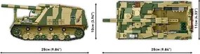 COBI 2663 Hummel Sd.Kfz.165 / Stavebnice / 1118 kostek / 2 figurky / o