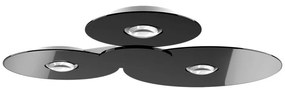 Lodes 16134 2230 Bugia Triple Mega, stropní svítidlo, 3x15W LED 2700K, černá, délka 79cm