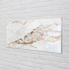 Obraz na skle Marble kamenná zeď 125x50 cm