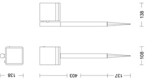 Philips - LED Solární lampa VIRONA LED/1,8W/3,7V 2700K IP44