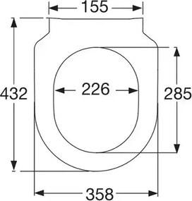 Villeroy  Boch Avento - WC sedátko SlimSeat, SoftClosing, alpská bílá