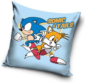 Dětský polštářek Ježek Sonic a Tails