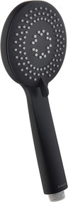 Deante Arnika, kulatá ruční sprchová hlavice 3-funkční, černá, NQA_N51S