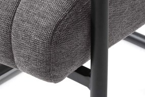 Designová židle Mahima tmavě šedá