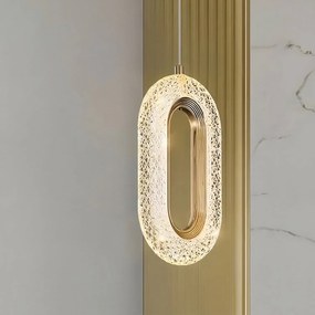 Toolight Rea, ZÁVĚSNÉ STROPNÍ LED SVÍTIDLO G173-3CP GOLD, OSW-07817