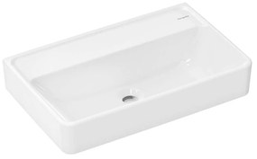 Hansgrohe Xanuia Q - Umyvadlo 60x37 cm, bez přepadu, bez otvoru pro baterii, SmartClean, bílá 61127450