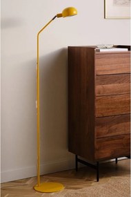Žlutá kovová stojací lampa s ohybatelnou konstrukcí (výška 146 cm) Lincon – Jotex