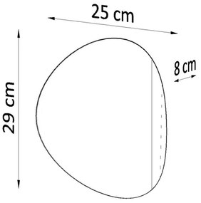 Sollux SL.0934 - Nástěnné svítidlo SENSES 2xG9/40W/230V bílá
