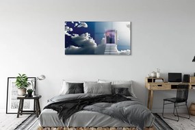 akrylový obraz Sky schody eye 125x50 cm