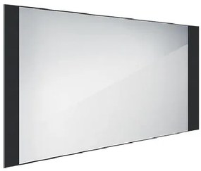 Nimco Zrcadla - Zrcadlo s LED osvětlením, 1200x650 mm, hliník/černá ZPC 41006-90