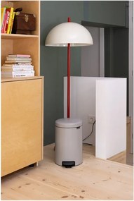 Světle šedý nášlapný ocelový odpadkový koš 12 l NewIcon – Brabantia