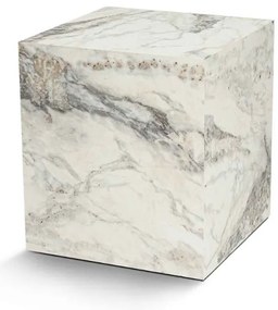 Designový odkládací stolek Taliesin 45 cm vzor mramor frézie