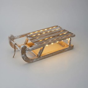 Vánoční sáňky s LED 50 cm