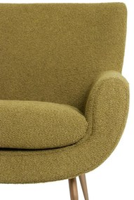 Designové křeslo BOUCLÉ VINSTRA GREEN