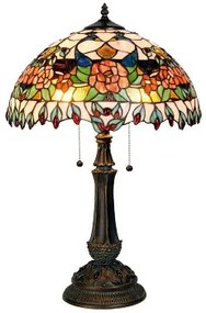 Stolní lampa Tiffany ROSE Clayre &amp; Eef 5LL-5530