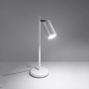 Sollux Lighting Stolní lampa RING bílá