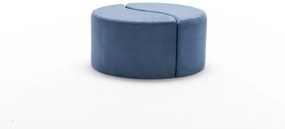 Atelier del Sofa Taburet Alis Puf - Blue, Modrá