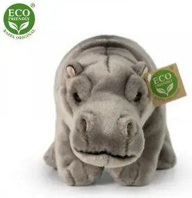 RAPPA Plyšový hroch stojící 30 cm / ECO-FRIENDLY / od 0 měsíců